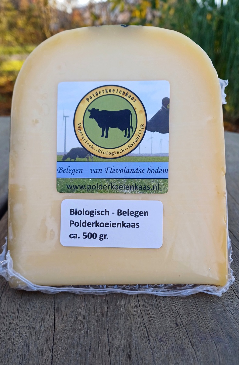 Biologisch - belegen ‘polderkoeienkaas’ | Boerderijproducten.nl
